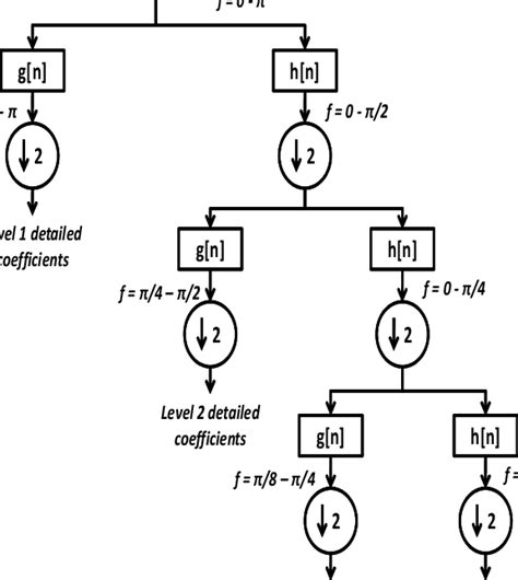 discrete wavelet transform decomposition download scientific diagram