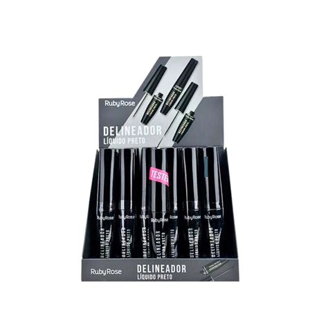 Delineador Líquido C 24 Unid Ruby Rose Hb8406 Bem Mulher Maquiagens Fornecedor De Maquiagem