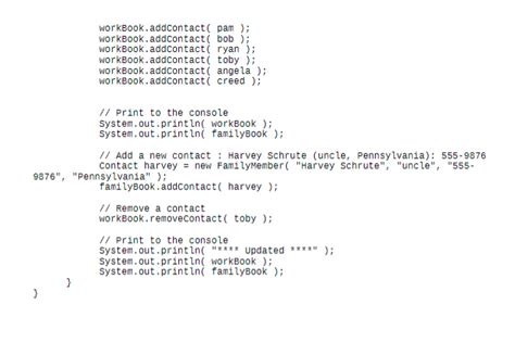 Solved This Class Will Represent An Address Book Defined As