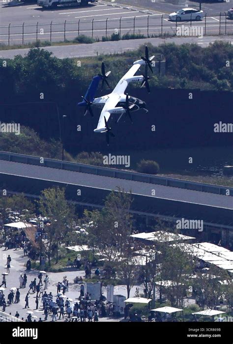 An Aerial Photo Shows Ana Holdings And Joby Aviations Next Generation Flying Car