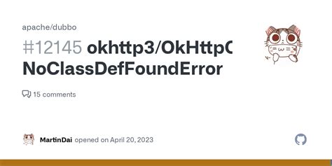 Ok3okclientbuilder Noclassdeffounderror · Issue 12145