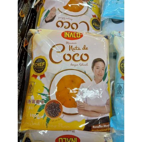 Jual Nata De Coco Dadu Besar 1kg Inaco Vanila Inaco Jeruk Inaco