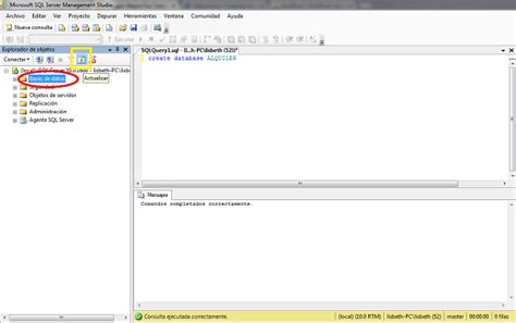 Creación De Base De Datos En Sqlserver Neytortec Tutoriales Web