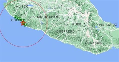 Temblor Hoy México Sismo Magnitud 46 Se Registró En Colima Poco Antes