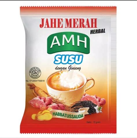 Jahe Merah Amh Susu Jahe Merah Amh Jahe Merah Amh Lazada Indonesia