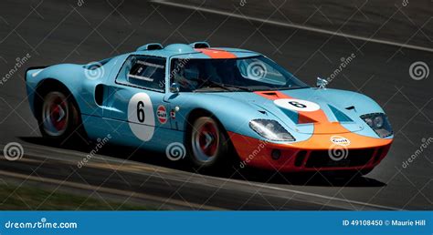 Gt40 Ford Racing Car Editorial Image Image Of Liveried 49108450