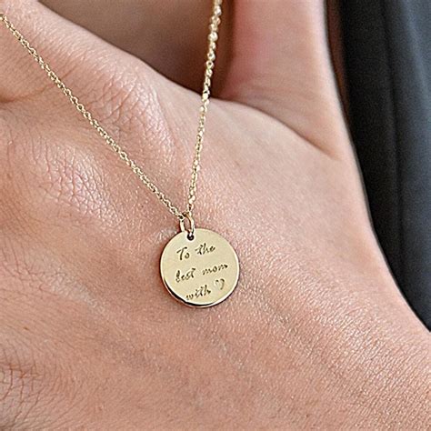 Custom Gold Pendant Etsy