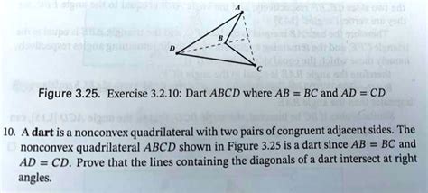 solved figure 3 25 exercise 3 2 10 dart abcd where ab bc and ad