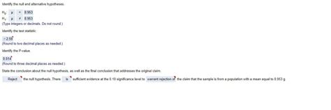 solved the accompanying minitab display is obtained test