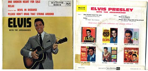 Catalogue Elvis Presley Vinyl Originaux