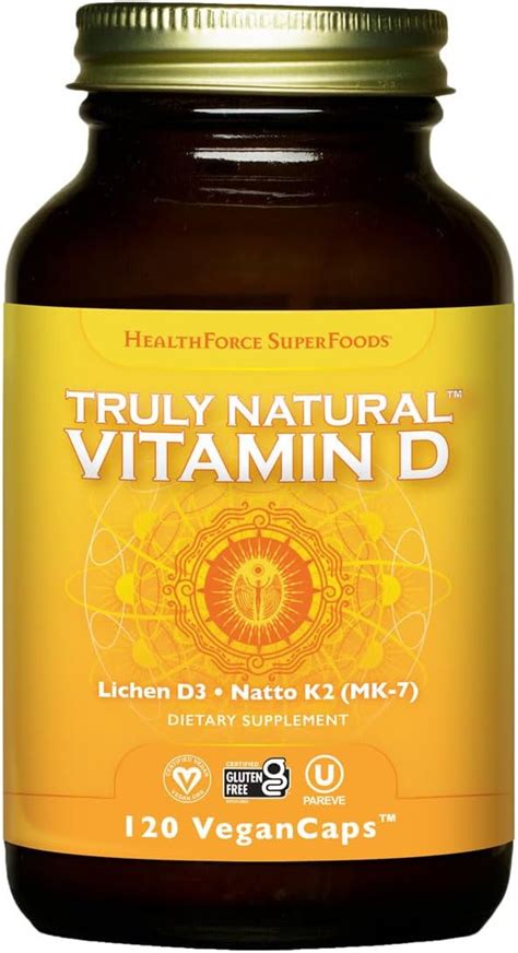 Healthforce Superfoods Truly Natural Vitamin D 120 Vegan