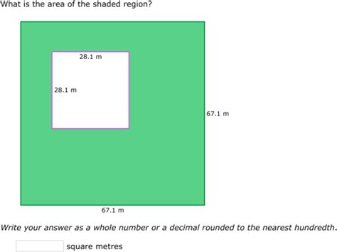Ixl Area Between Two Shapes Class X Maths Practice