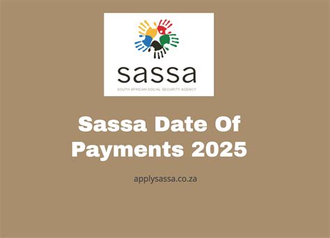 Sassa Date Of Payments 2025 Sassa Grant 2025