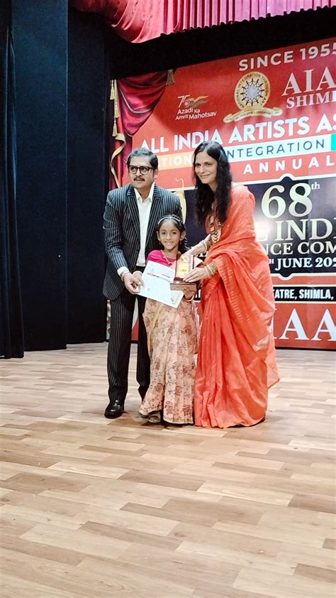 Mumbais Aavya Gupta Receives Special Appreciation Award In All India