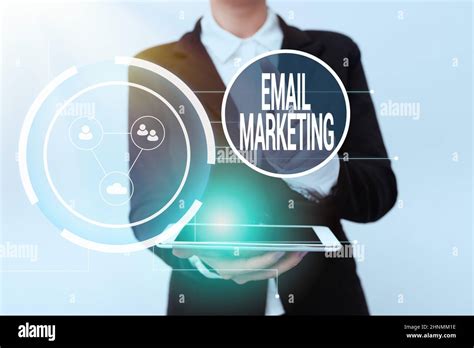 Conceptual Display Email Marketing Word For Sending A Commercial