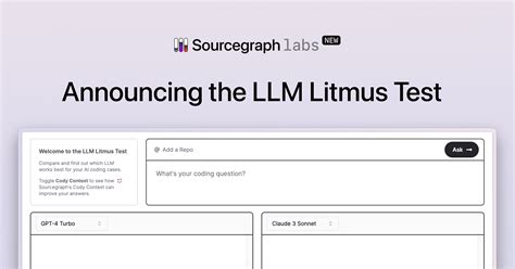 Announcing The Llm Litmus Test