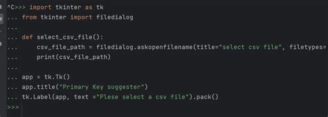 Gui Build From Primary Key Suggester — Print To Text Area By Tkprof H Apr 2024 Medium