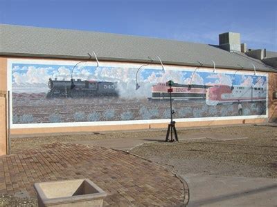Railroading In Winslow Winslow Az Murals On