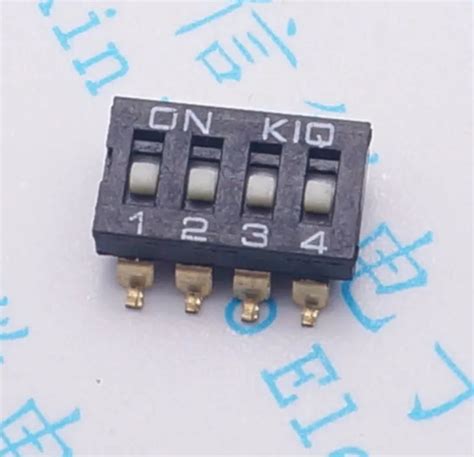 10pcslot 254 Patch 4 Bit Patch Switch 4 Bit 254mm Dial Code Switch