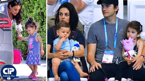 Mila Kunis And Ashton Kutchers Son And Daughter 2018 Wyatt Isabelle