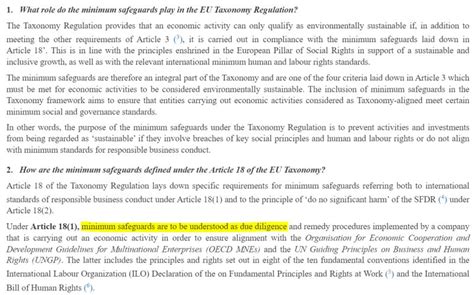 Eu Taxonomy Alignment Will Require Companies To Have Due Diligence Amanda Koefoed Simonsen