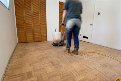 Refinishing Parquet Floors Start To Finish — The Awesome Orange