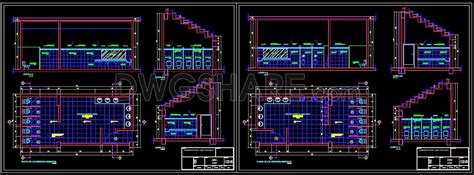 141 WC Layout Plan And Elevations Details CAD Drawings Download