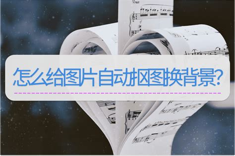 怎么给图片自动抠图换背景？简单一招轻松操作 哔哩哔哩