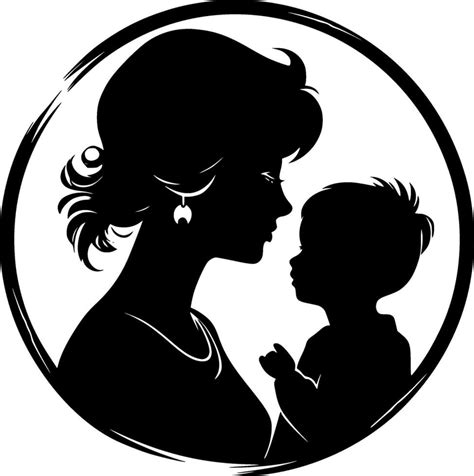 mamá alto calidad vector logo vector ilustración ideal para