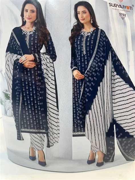 Straight Royal Trendy Cotton Suit At Rs 750 In Muzaffarnagar Id