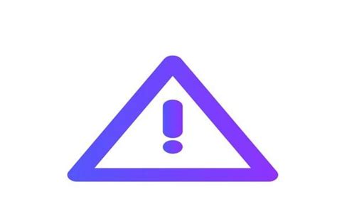 Warning Gradient Style Graphic By Visionlab · Creative Fabrica