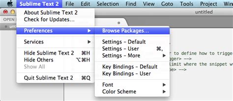 Autocomplete How To Create A Snippet In Sublime Text Stack Overflow