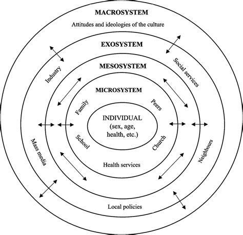 Conceptual Framework Original Ecological System Theory Est Source