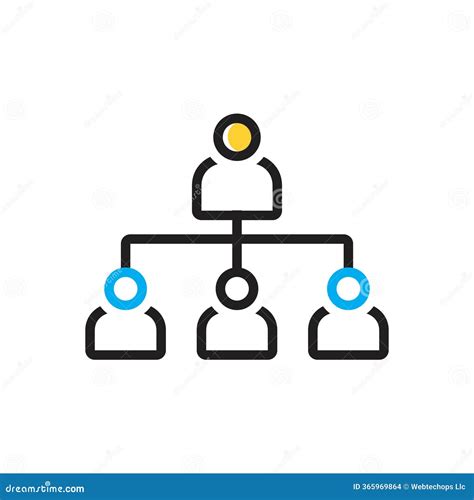 Hierarchy Organizational Structure Of Company In Chart Leadership