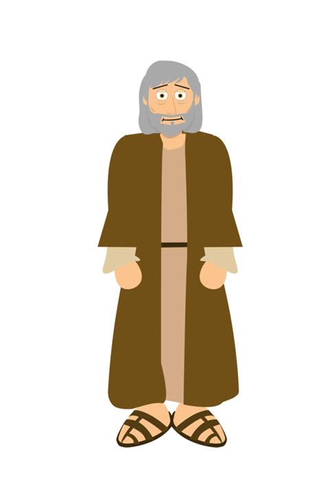 Cartoon Bible Character Noah 22278411 Png