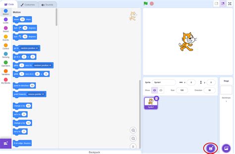 Science Buddies Scratch User Guide Adding Images And Sprites To A Scratch Program