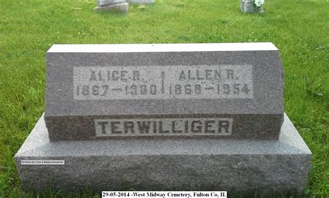 Alice R Thurman Terwilliger 1867 1930 Homenaje De Find A Grave