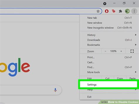 7 Ways To Disable Cookies WikiHow