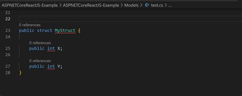Sticky Scroll In C Namespace Struct Property Should Stick Attributes Shouldnt Stick