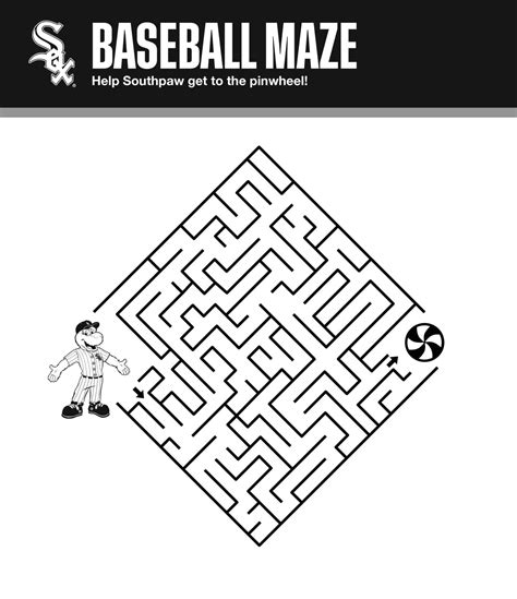Free Printable Amazing Sports Maze Free Download And Print For You