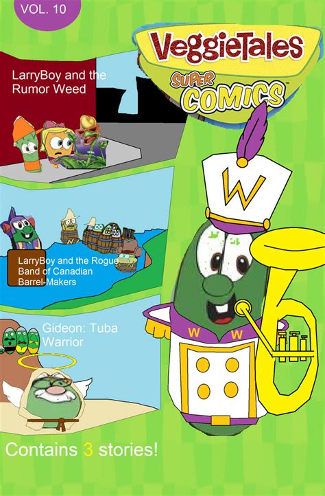 Veggietales Super Comics Vol 10 Cover By Veggiefan2000 On Deviantart