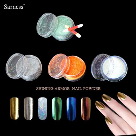 Sarness Gran Venta Uñas Brillantina Polvo Decoración Arte Uñas Alta