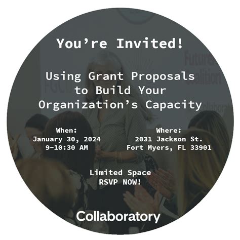 Using Grant Proposals To Build Your Organizations Capacity Collaboratory
