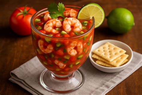 Zesty Mexican Shrimp Cocktail Coctel De Camarones A Refreshing