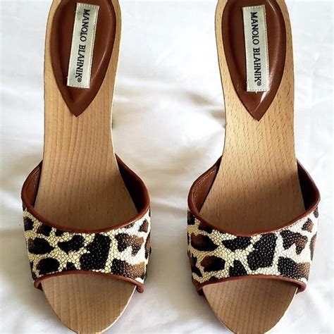 Stingray Leather Y2k Manolo Blahnik Only Worn Depop