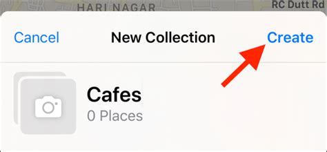 how to create and share location collections in apple maps