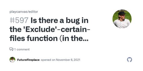 Is There A Bug In The Exclude Certain Files Function In The Editors Right Sidebelow File
