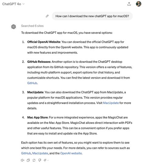 Chat GPT Desktop App For Mac ChatGPT OpenAI Developer Community