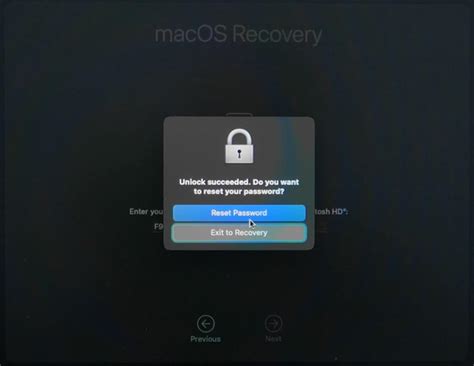 Как сбросить пароль для входа в систему и получить доступ к файлам на Mac