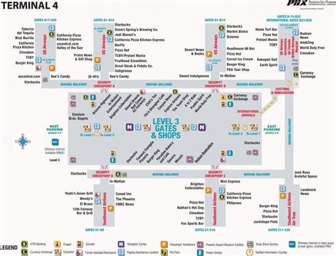 Phoenix International Airport Map Spaceshery